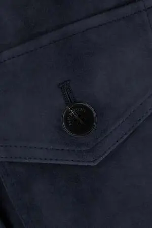 SELF-PORTRAIT Suede Utility Jacket