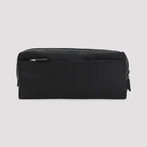 Prada Re-nylon Pouch With Saffiano Leather Details