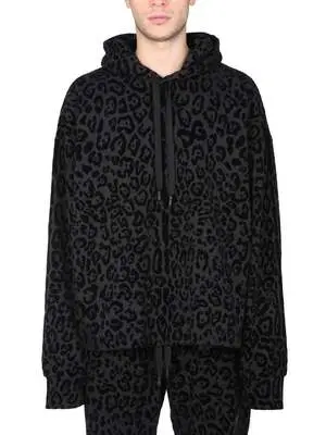 Dolce & Gabbana Animal Print Sweatshirts Hoodies For Men