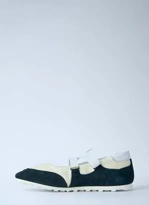 Marni Mary Jane Sneakers In Suede And Nylon