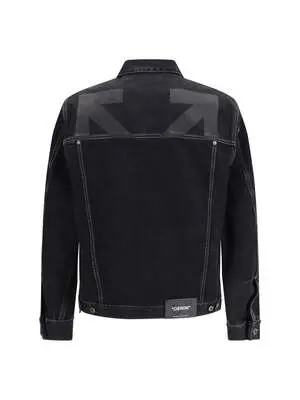 Off-White Arrow Zip Skate Denim Jacket