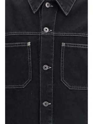 Off-White Arrow Zip Skate Denim Jacket