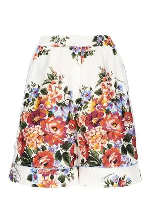 Dolce & Gabbana Floral Print Shorts - Multicolor