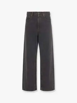 GOLDEN GOOSE Cory Loose Skate Jeans - Black
