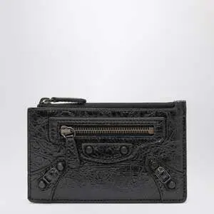 Balenciaga Le City Cardholder With Coin Pocket - Black