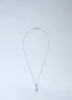 Bottega Veneta Sterling Pendant Necklace - Silver