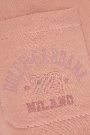 Dolce & Gabbana Embellished Logo Drawstring Shorts - Multicolor