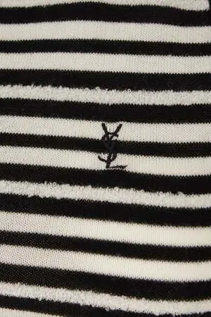 Saint Laurent Striped Knit Tank Top