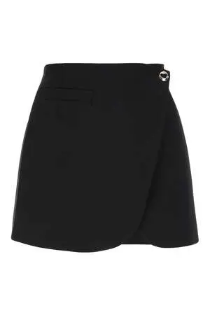 Coperni Asymmetrical Skirt With Silver Tone Detail