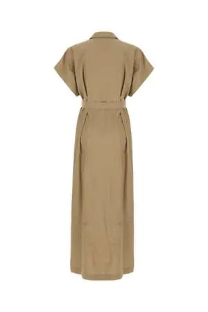 Brunello Cucinelli Belted Shirt Dress - Multicolor