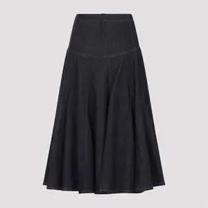 Jacquemus La Jupe De-nimes Lavoir Midi Skirt - Blue