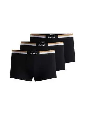 BOSS 3-pack Boxer Con Logo - Black