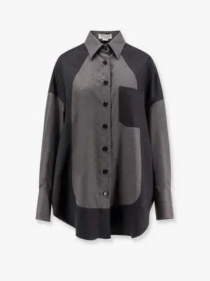Stella McCartney Oversized Wool Shirt - Multicolor
