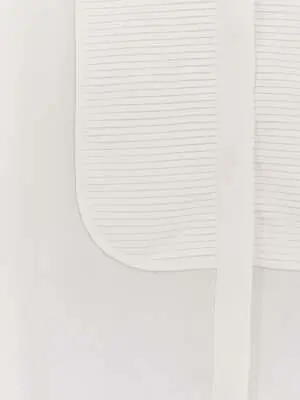 TOM FORD Silk Pleated Plastron Shirt
