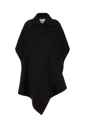 Double-Sided Wool Cashmere Poncho