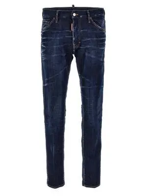 Dsquared2 Cool Guy" Stretch Denim Jeans With Micro Rips