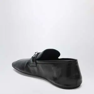 Gucci Leather Horsebit Loafers With Silver Hardware - Black