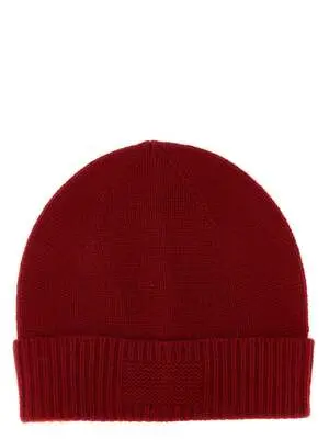 Guest In Residence Rib Cuff’ Knitted Cashmere Beanie - Red