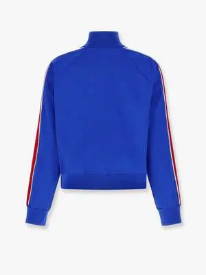 Miu Miu Zip-up Sweatshirt With Embroidered Logo