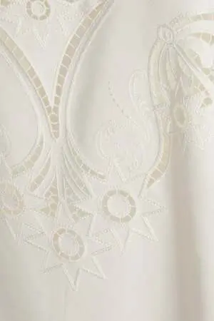 Chloé Embroidered A-line Skirt - Multicolor