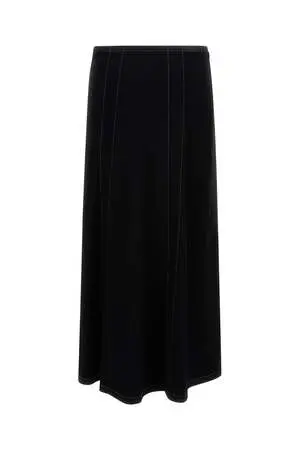 Stella McCartney Black Skirt With Contrasting Stitching