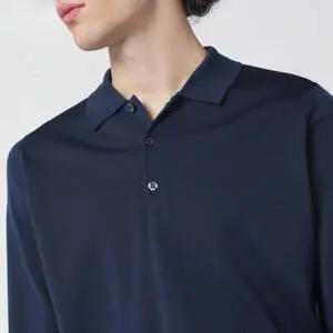 John Smedley Wool Polo Shirt