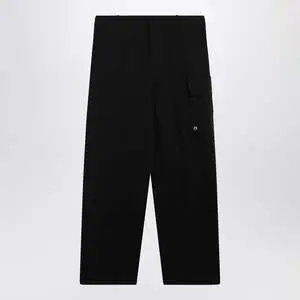 Fendi Gabardine Cargo Trousers - Black