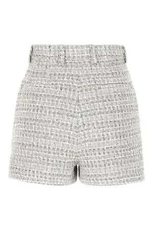 Dolce & Gabbana Textured Tweed Shorts - Multicolor