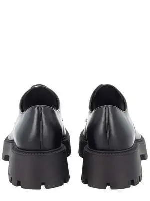 Balenciaga Leather Moccasin Derbies