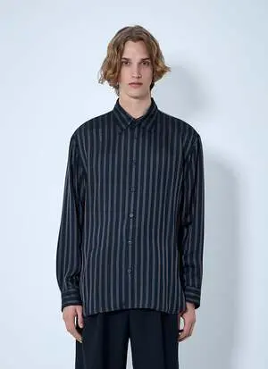 Dries Van Noten Striped Button-down Shirt - Blue