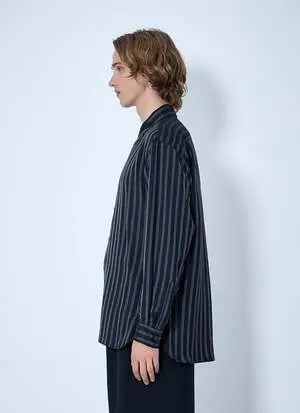 Dries Van Noten Striped Button-down Shirt - Blue