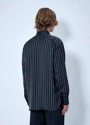 Dries Van Noten Striped Button-down Shirt - Blue