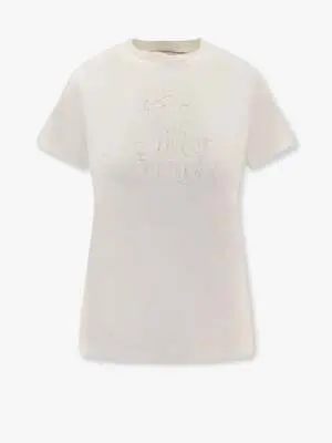 GOLDEN GOOSE Olivia Viscose Blend T-shirt - Multicolor