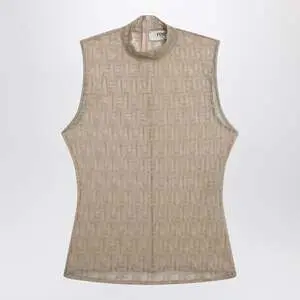 Fendi High Neck Blouses