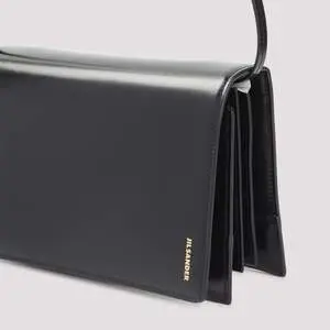 JIL SANDER File Shoulder Bag - Black