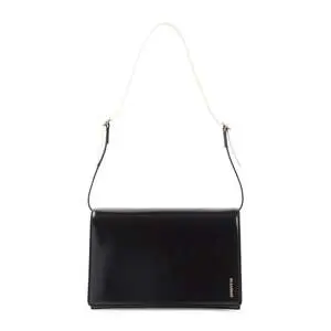 JIL SANDER File Shoulder Bag - Black