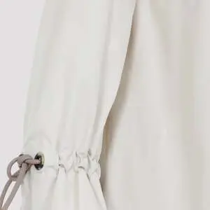 Max Mara Cotton Chemisier Dress With Drawstring Detail