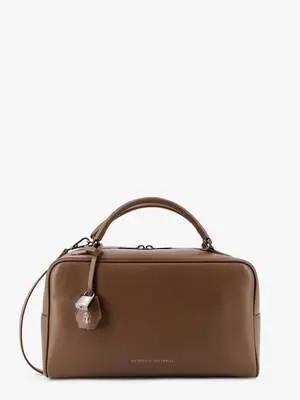 Brunello Cucinelli BRUNELLO CUCINELLI Explorer Leather Crossbody Bag Multicolor
