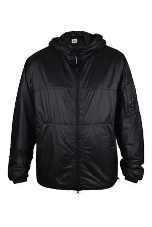 C.P. COMPANY Hooded Down Jacket - Black