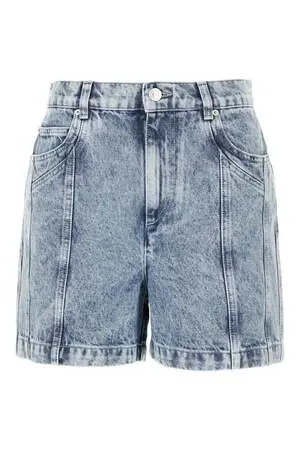 Isabel Marant Étoile Acid Wash Denim Shorts