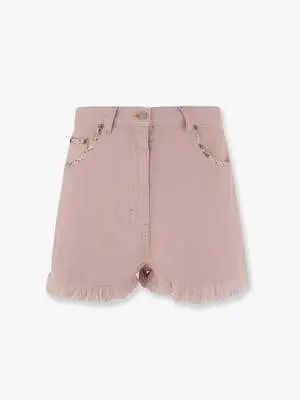 Valentino Garavani Frayed Shorts For Women