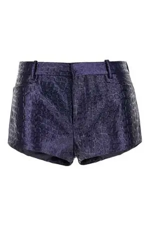 TOM FORD Textured Alligator Embossed Tailored Shorts