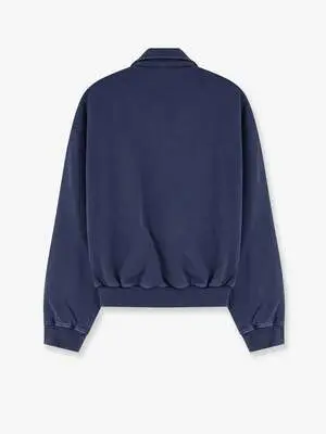 Dior Cotton Sweatshirt With Leather Logo Patch - Multicolor