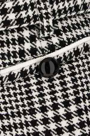 SELF-PORTRAIT Houndstooth Tailored Shorts