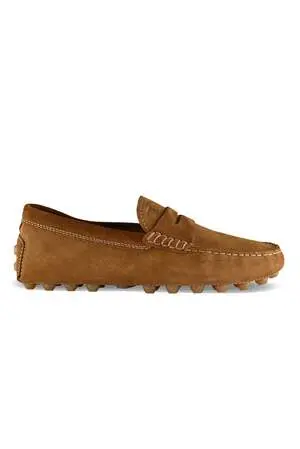 TOD'S Gommino Suede Loafers - Brown