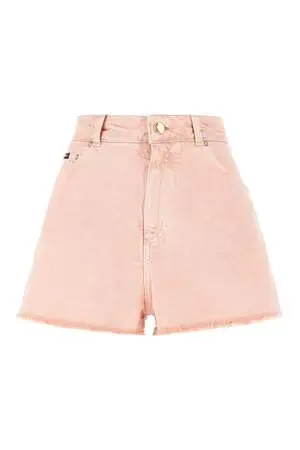 Dolce & Gabbana High Waisted Denim Shorts - Multicolor