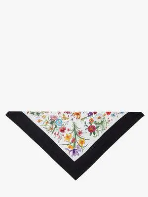 Gucci Silk Headband With Flora Print - Multicolor