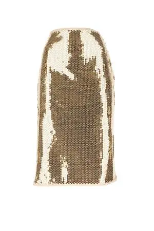 PRADA PRADA Sequined Skirt