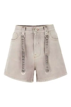 Off-White Denim Shorts - Multicolor
