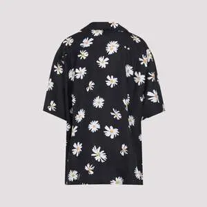 Moschino Silk Shirt With Floral Print